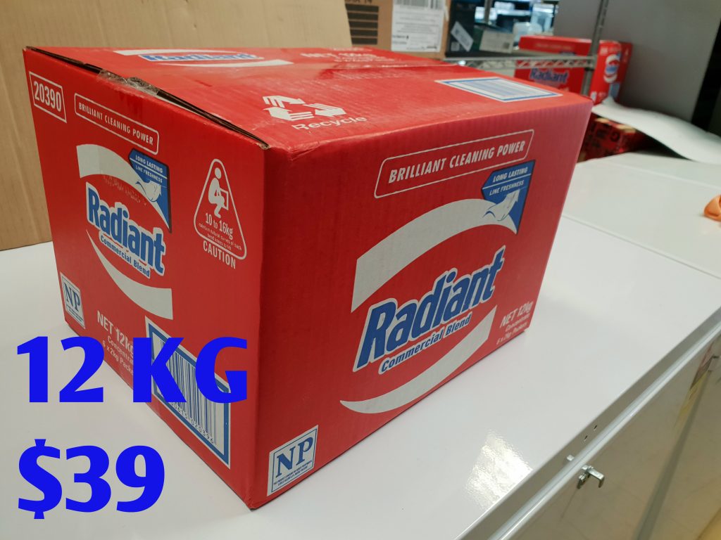 Radiant Washing Powder Commercial Blend 12 kg - Discount Electrical
